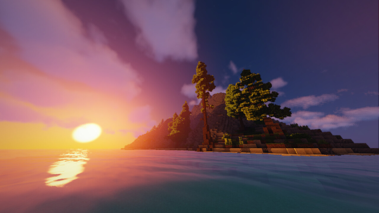 Sunrise Island 1024x1024 Island Map Minecraft Map