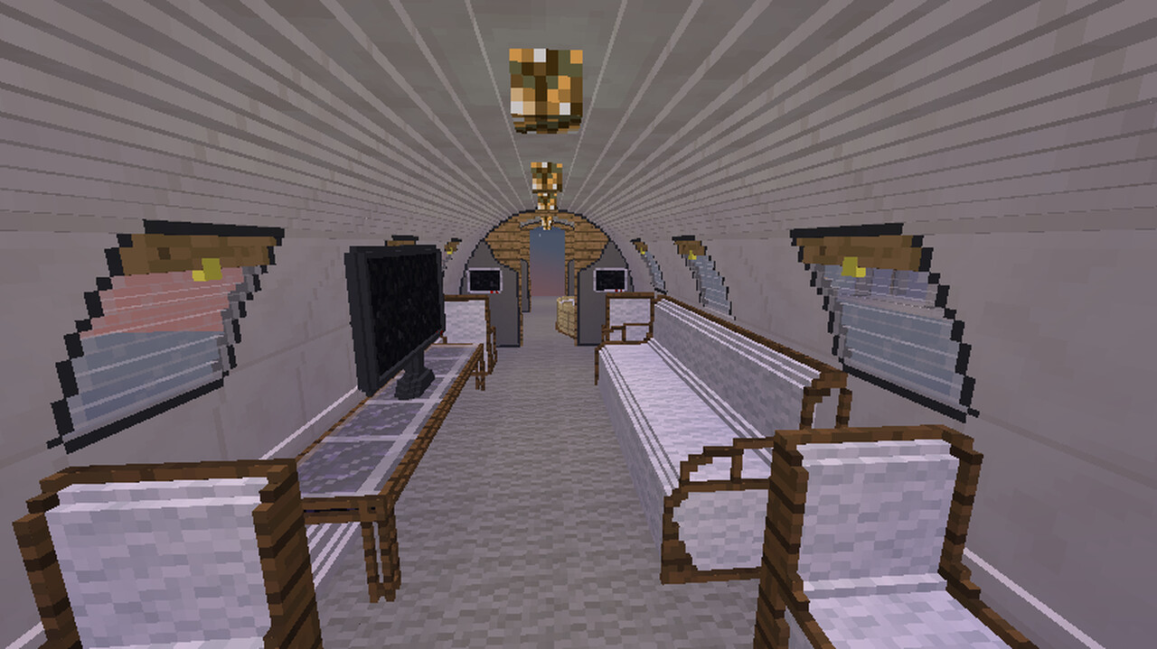 Private Jet (Chisels and Bits) [CANCELLED] Minecraft Map