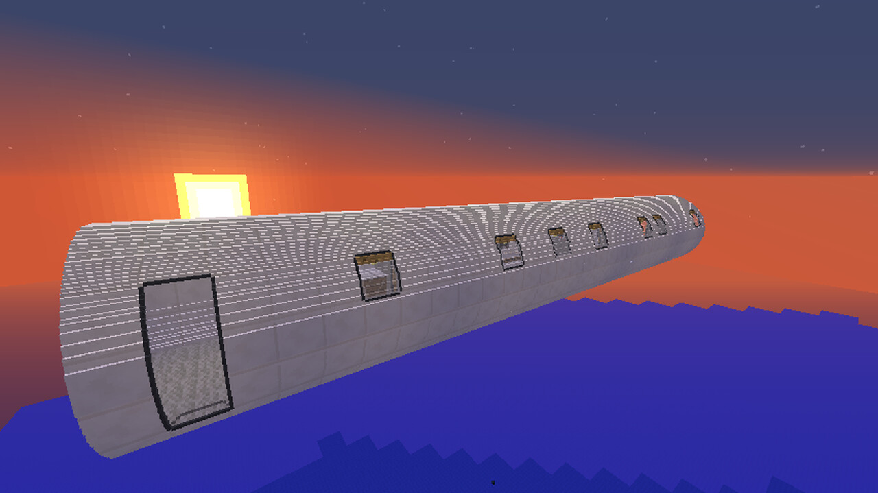 Private Jet (Chisels and Bits) [CANCELLED] Minecraft Map