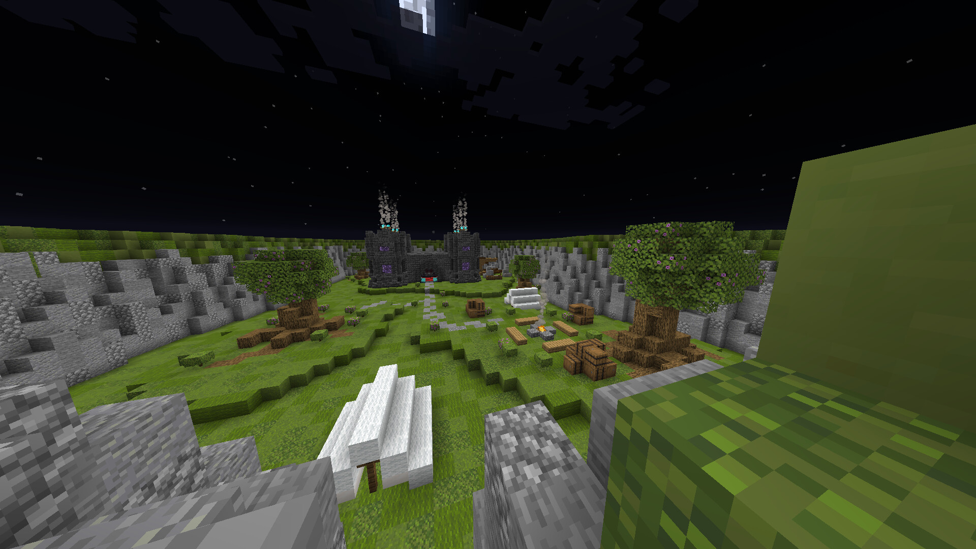 Amethyst Castle - Made in 1.17 Snapshot 21w06a Minecraft Map