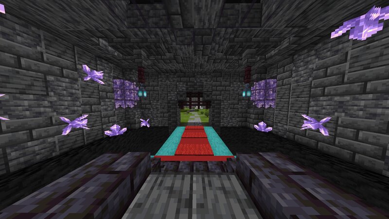 Amethyst Castle - Made in 1.17 Snapshot 21w06a Minecraft Map