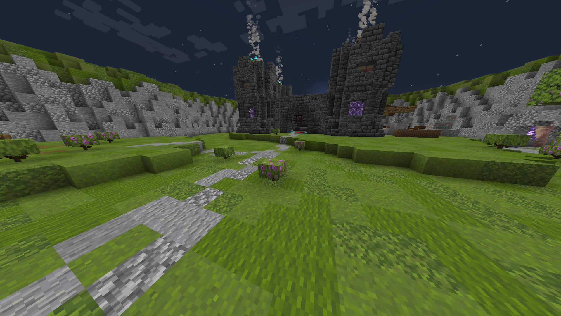 Amethyst Castle - Made in 1.17 Snapshot 21w06a Minecraft Map