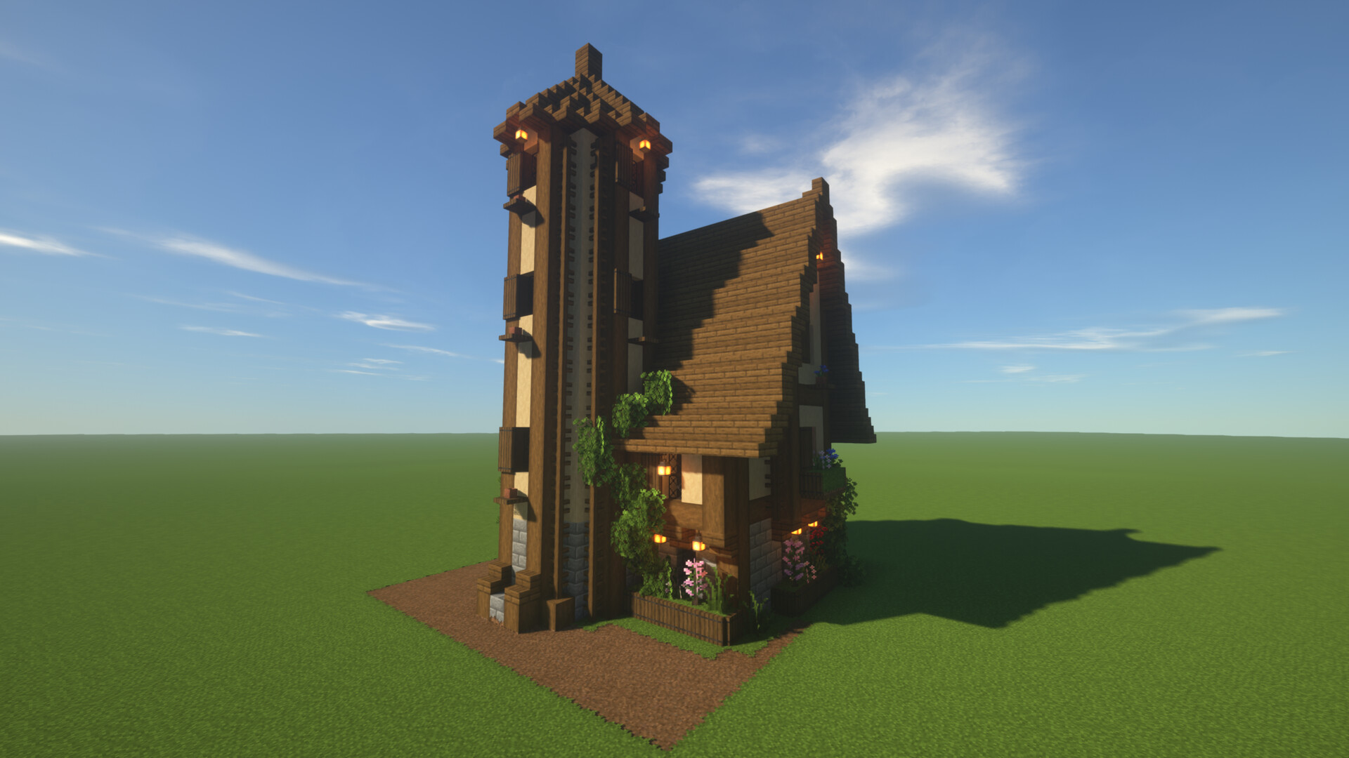 LMC Medieval - House with Tower Minecraft Map