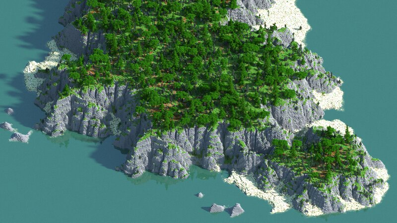 Rich Edge - 5000x7000 | Survival Map 1.16 Minecraft Map