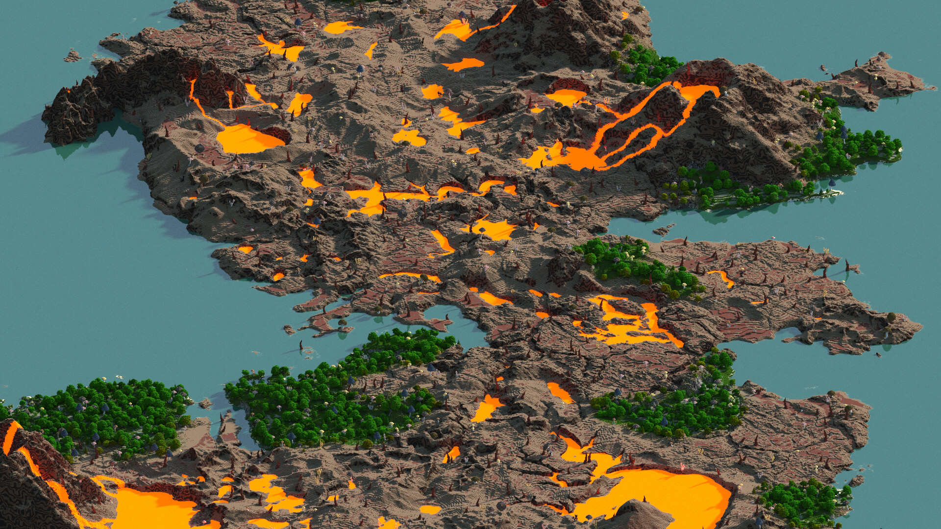 Rich Edge - 5000x7000 | Survival Map 1.16 Minecraft Map