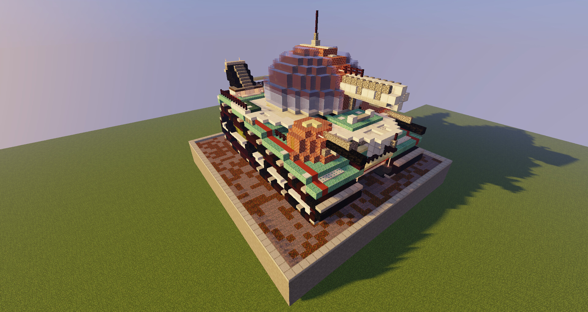 Small futuristic tank concept Minecraft Map