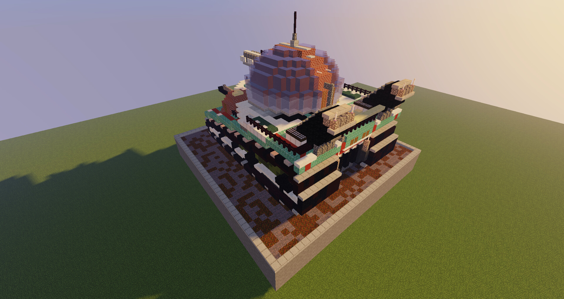 Small futuristic tank concept Minecraft Map