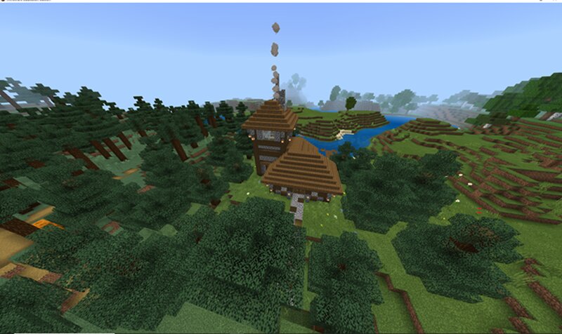 Spruce village Minecraft Map