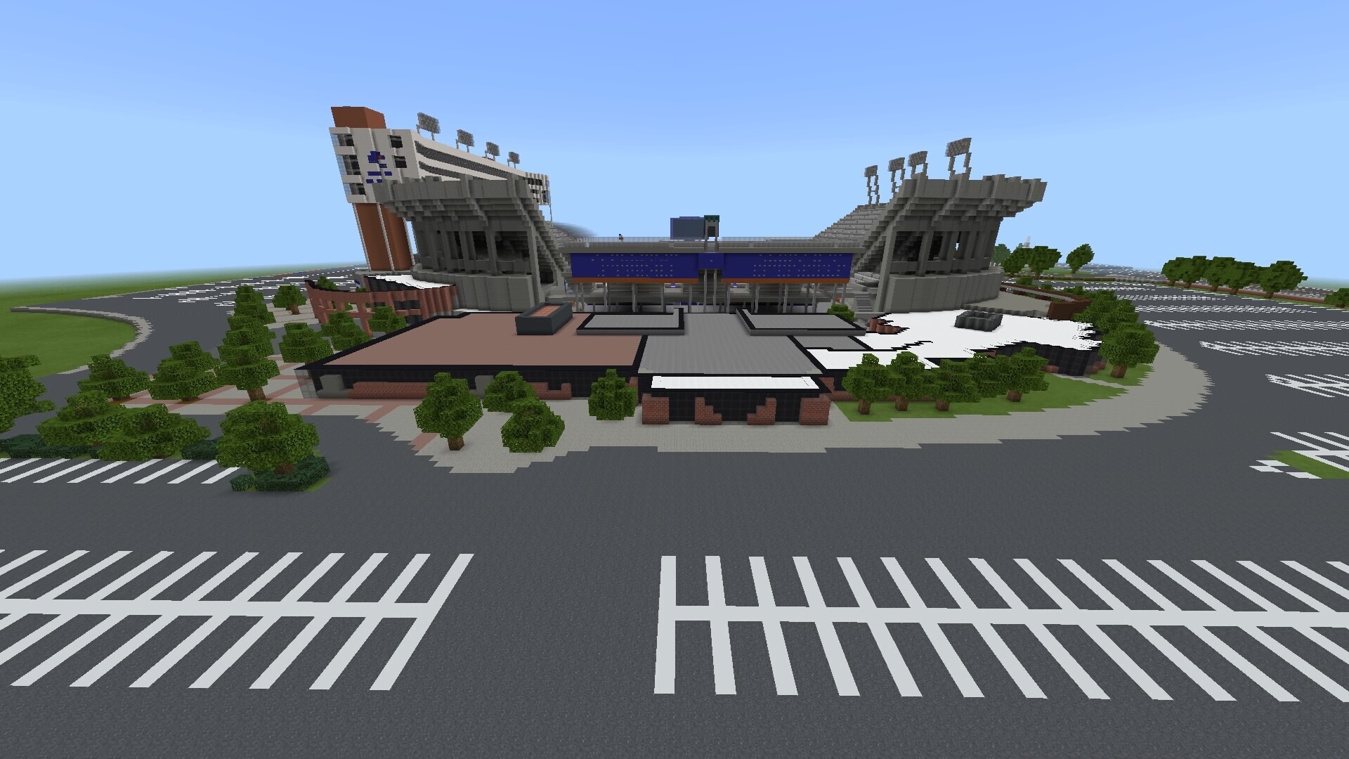 Albertsons Stadium (Boise State) Boise, Idaho Minecraft Map