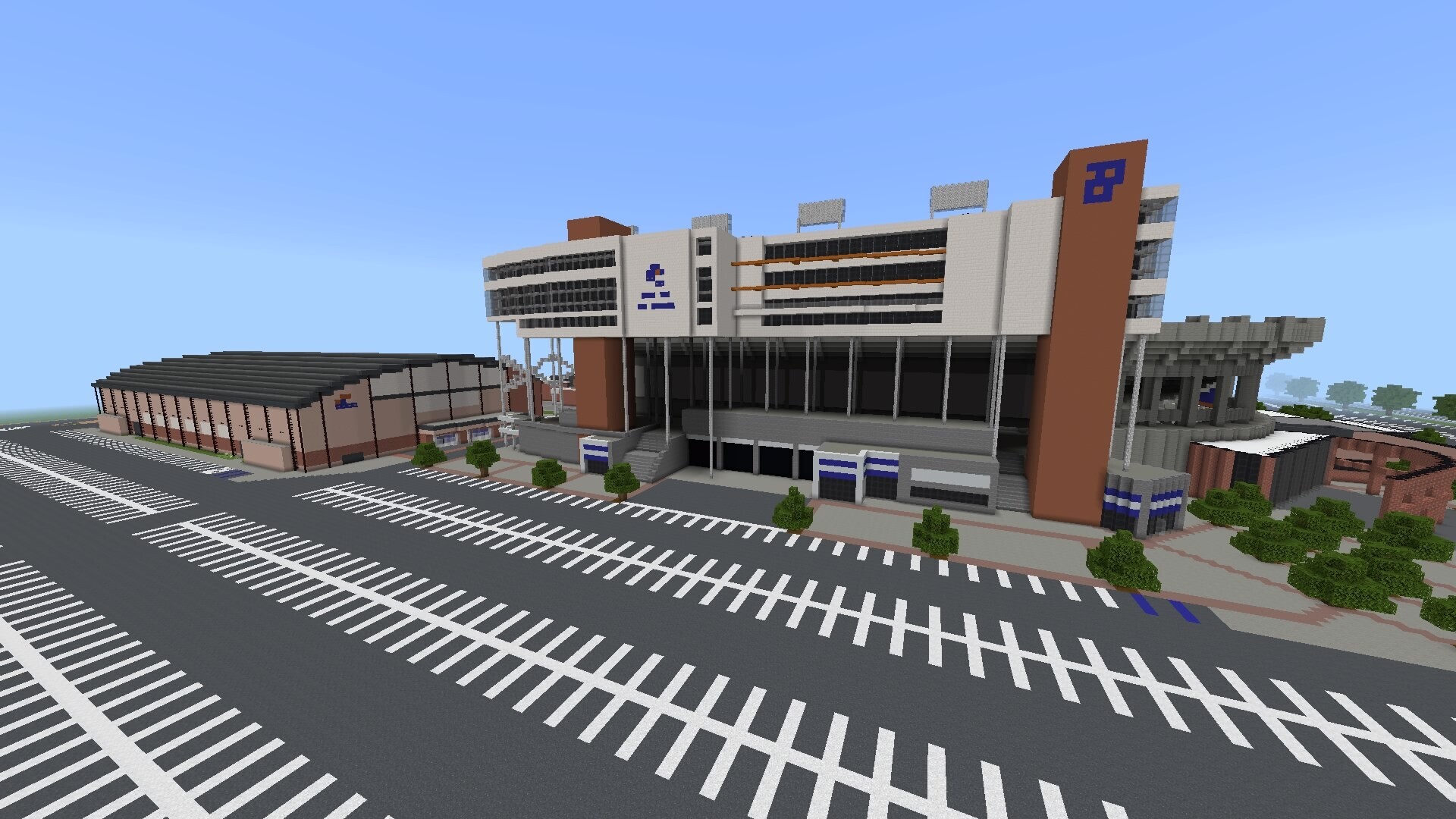 Albertsons Stadium (Boise State) Boise, Idaho Minecraft Map