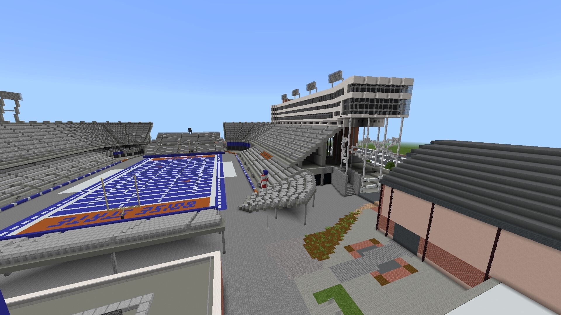 Albertsons Stadium (Boise State) Boise, Idaho Minecraft Map
