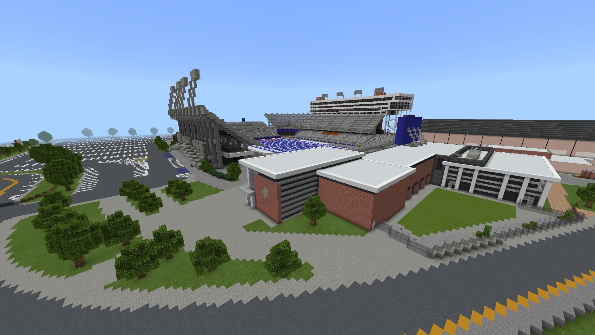 Albertsons Stadium (Boise State) Boise, Idaho Minecraft Map