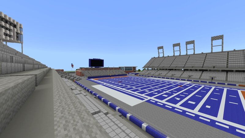 Albertsons Stadium (Boise State) Boise, Idaho Minecraft Map