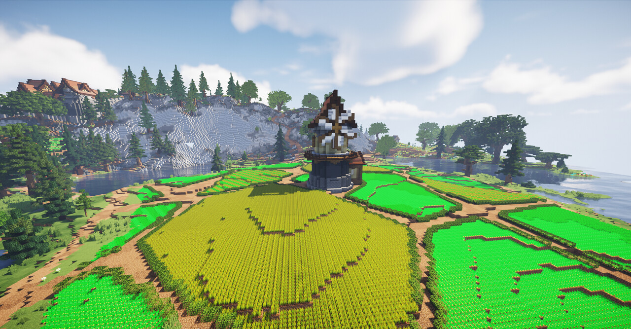 Countryside Lobby Beautiful Spawn Medieval Villages 700x700 Hub ...