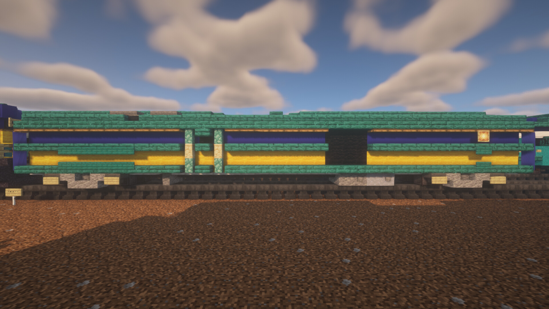 Alaska Railroad - EMD SD70MAC + Baggage Car Minecraft Map