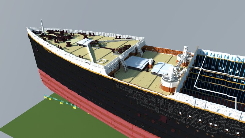 Project "Titanic" in Minecraft 2021! The scale of - 7/1 ! Minecraft Map
