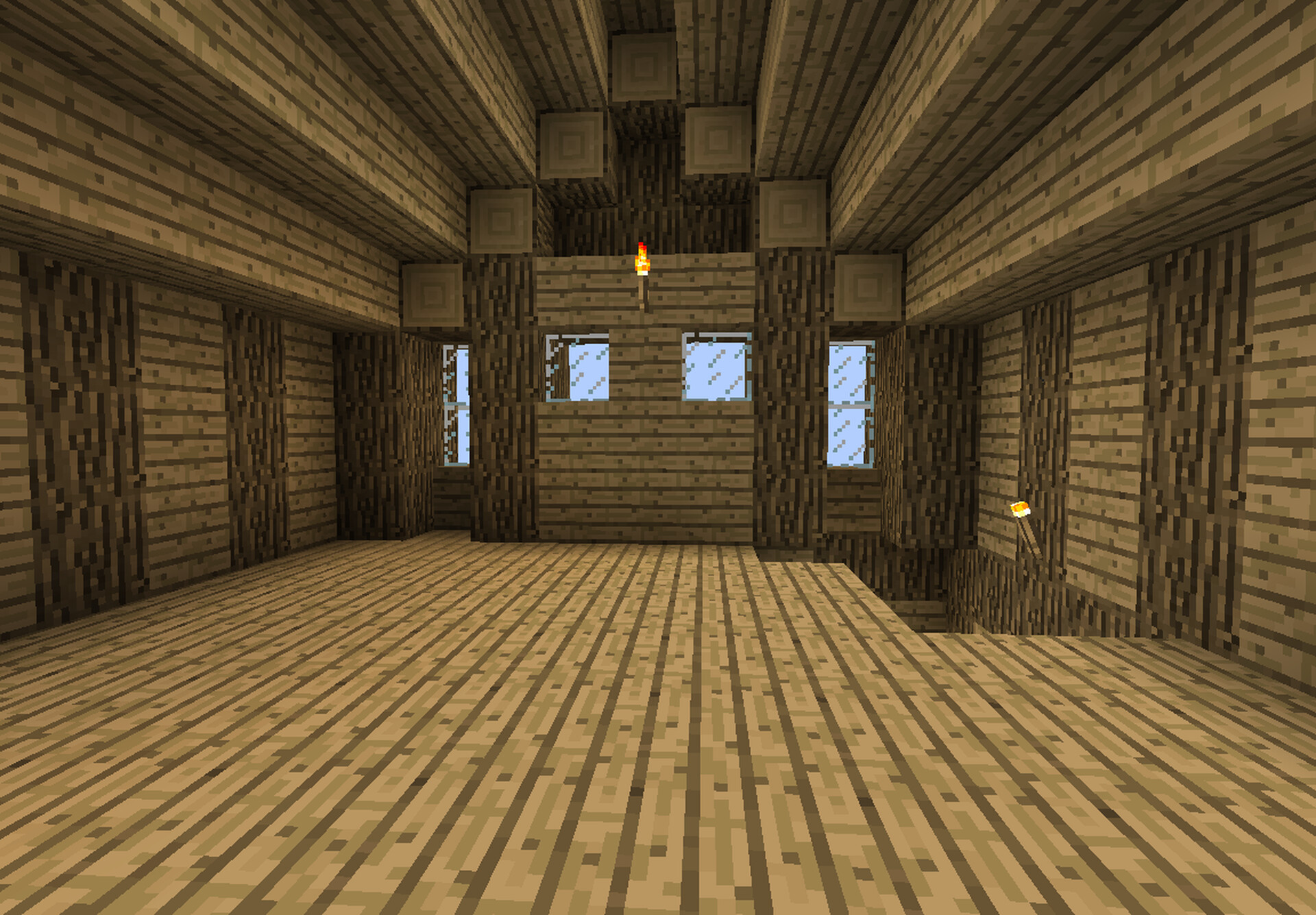 Grande casa de Madeira Minecraft Map