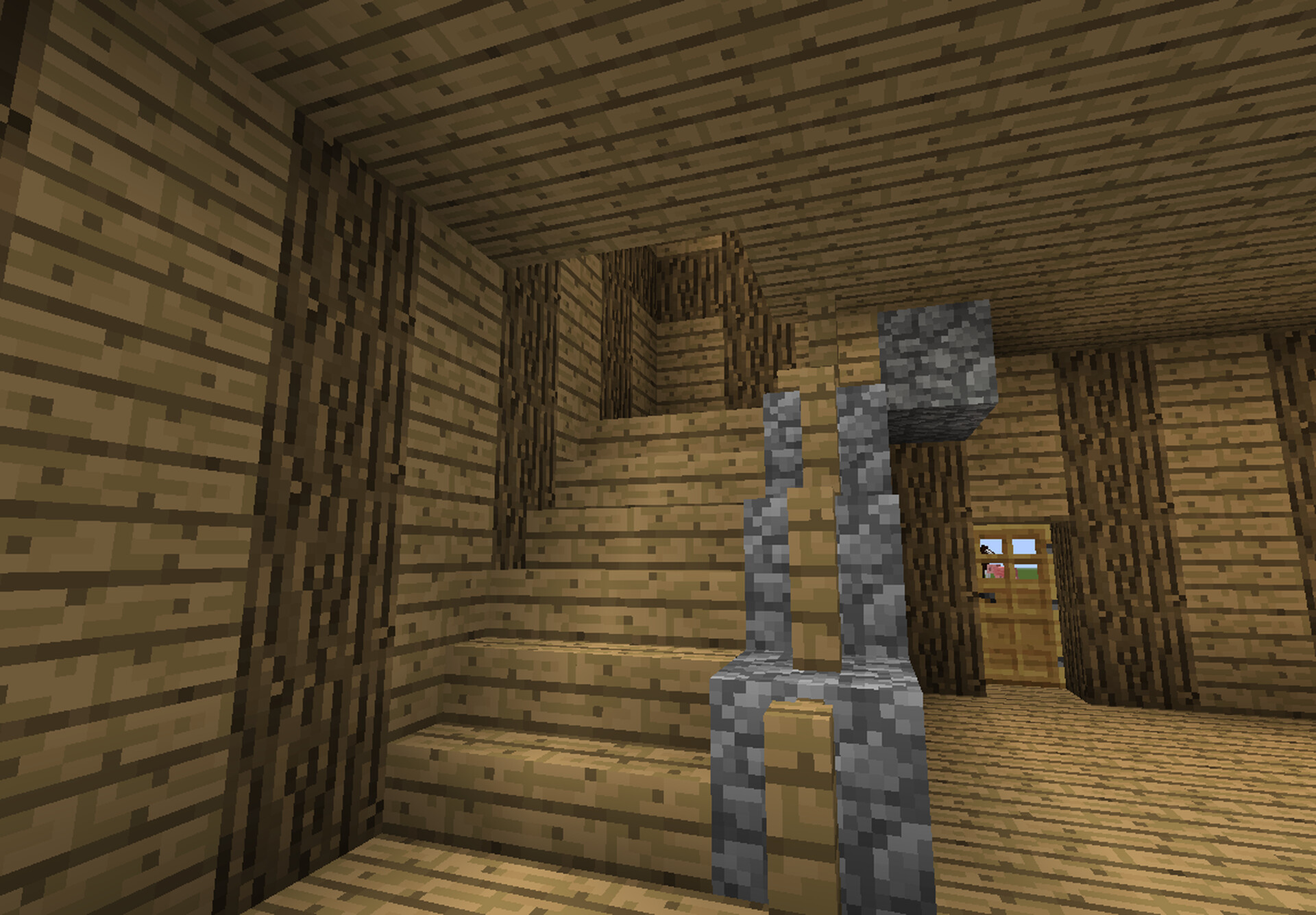 Grande casa de Madeira Minecraft Map