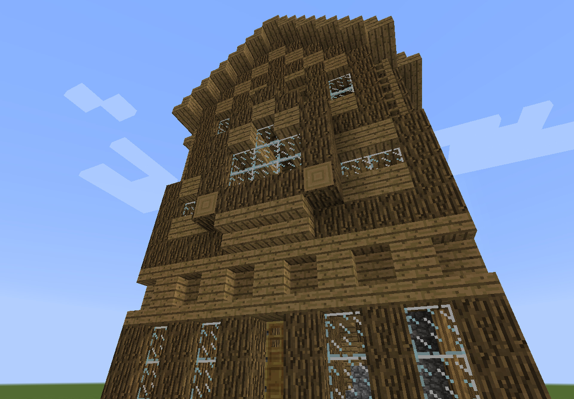 Grande casa de Madeira Minecraft Map