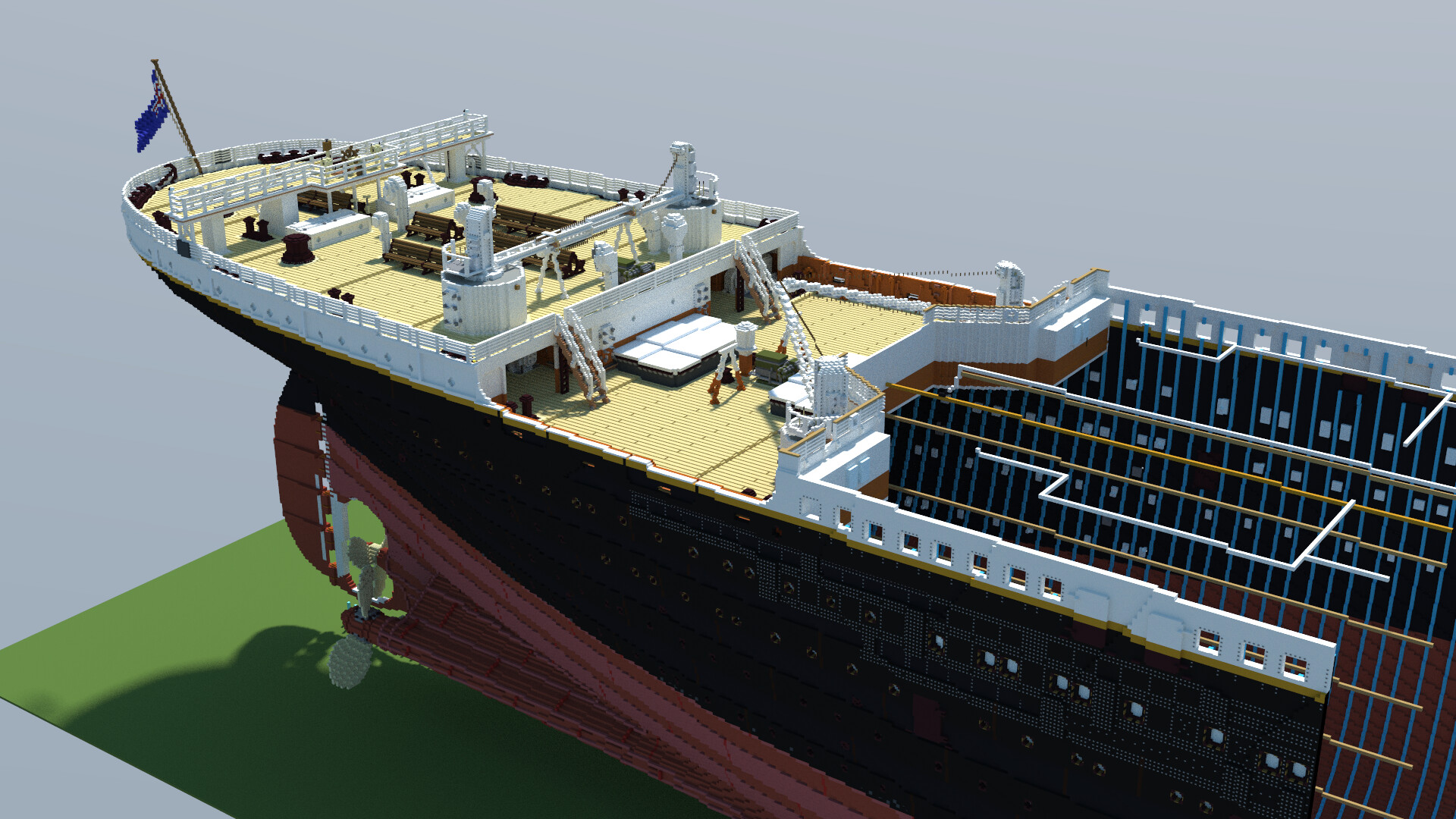 Project "Titanic" in Minecraft 2021! The scale of - 7/1 ! Minecraft Map
