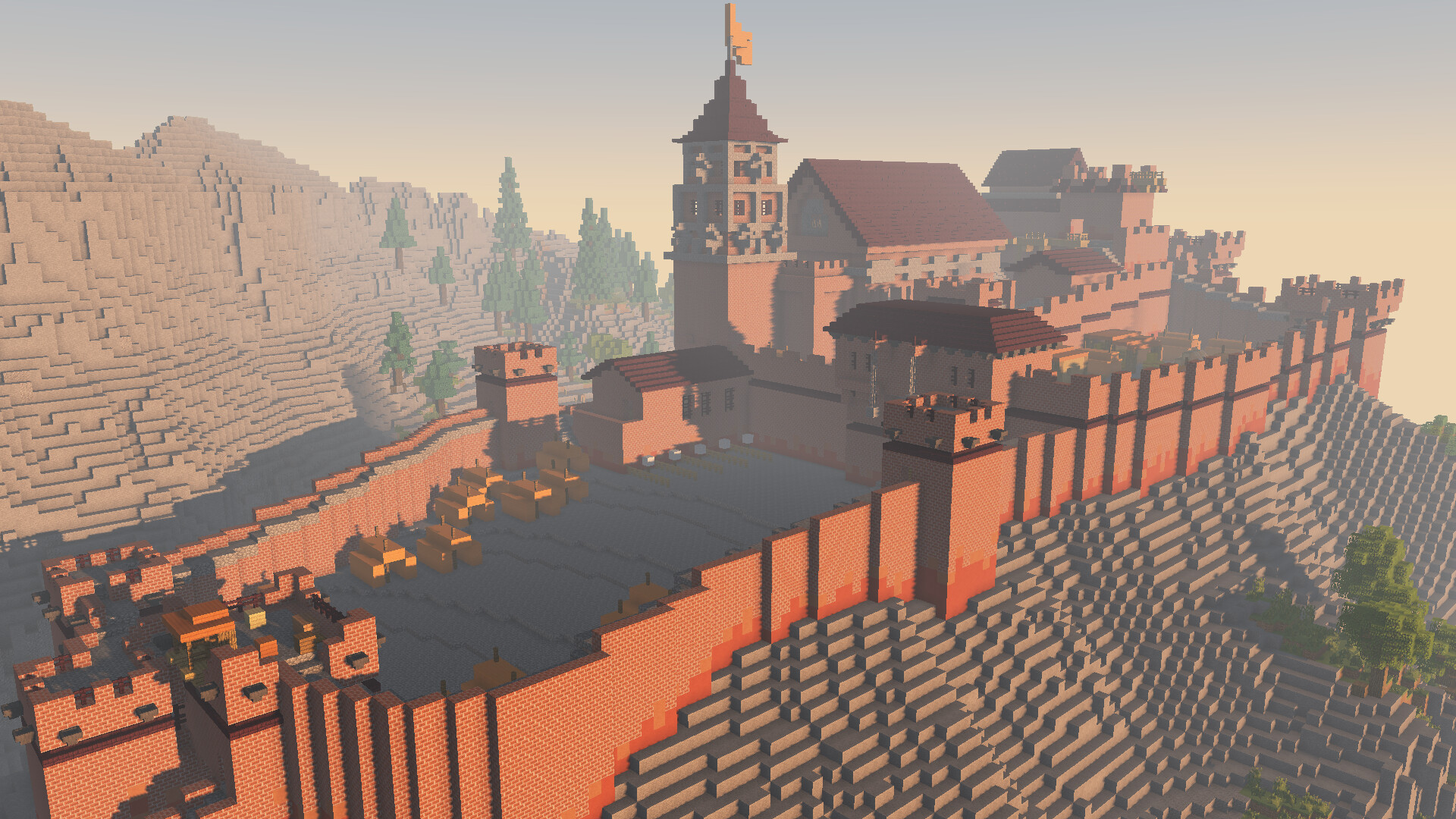 Mountain Castle Minecraft Map