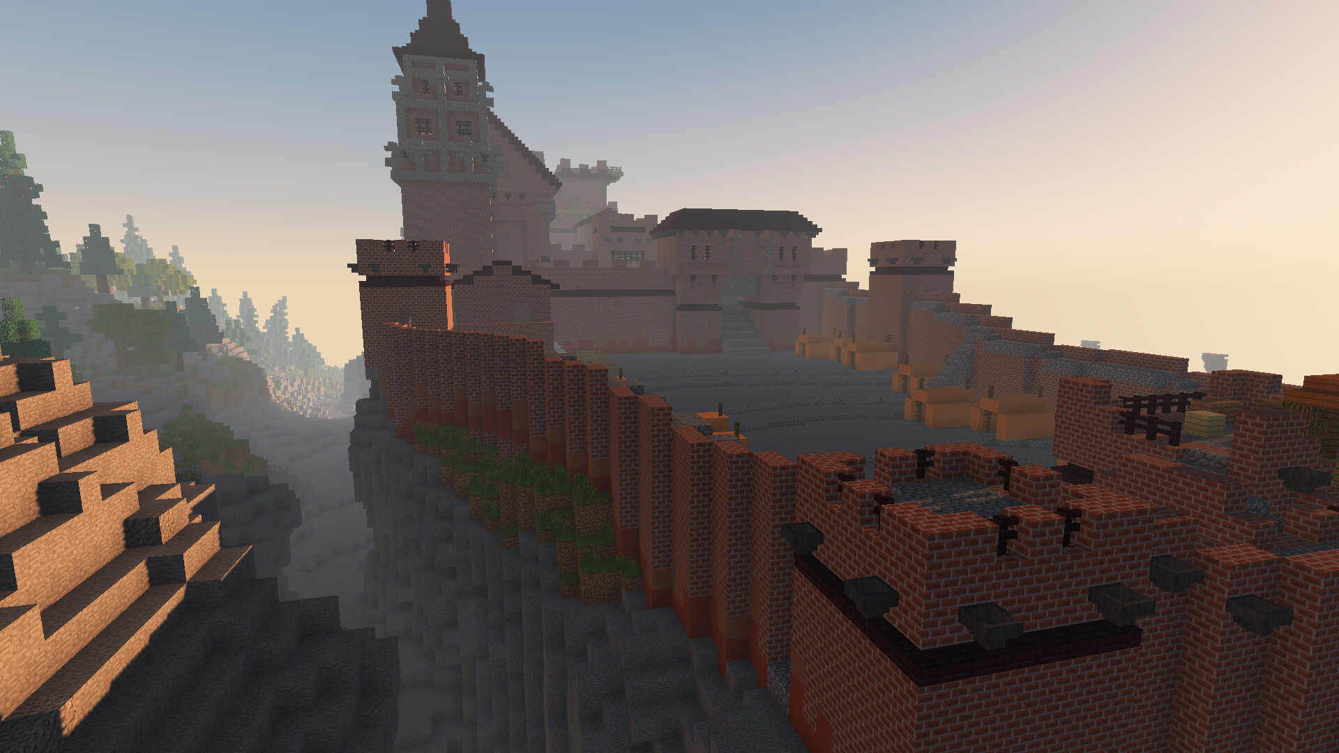 Mountain Castle Minecraft Map