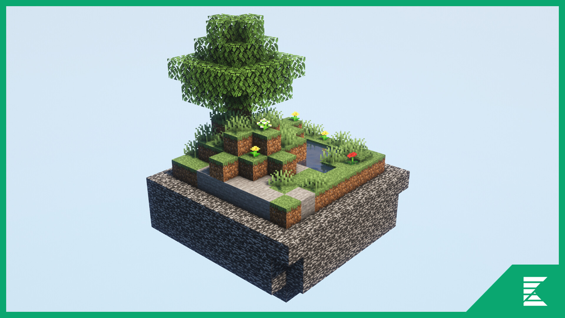 Minecraft Earth: Level1 Buildplate Minecraft Map