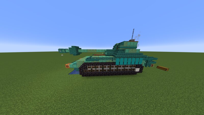Fictional R-O7 Tank Prototype Minecraft Map