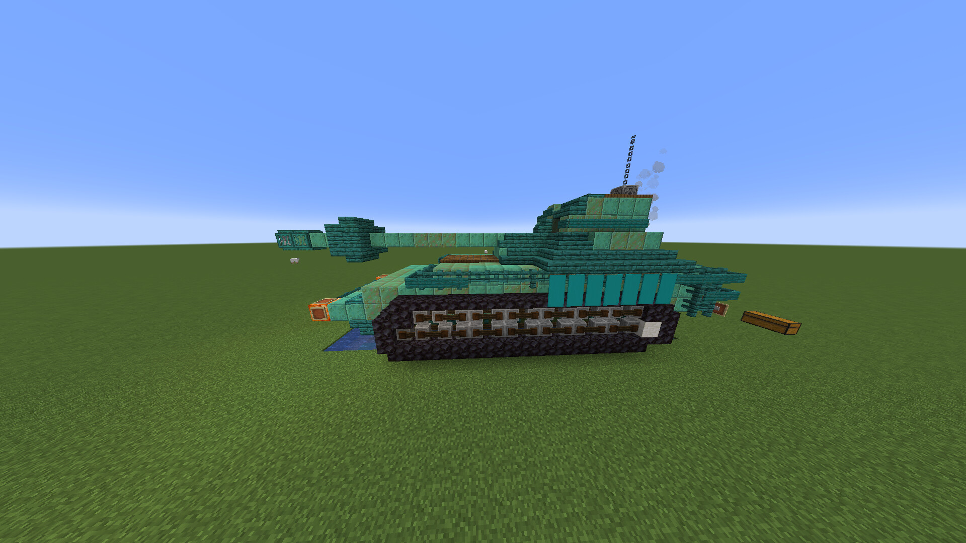 Fictional R-O7 Tank Prototype Minecraft Map
