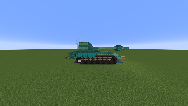 Fictional R-O7 Tank Prototype Minecraft Map