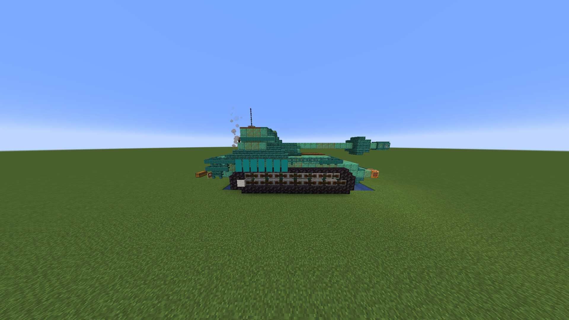 Fictional R-O7 Tank Prototype Minecraft Map