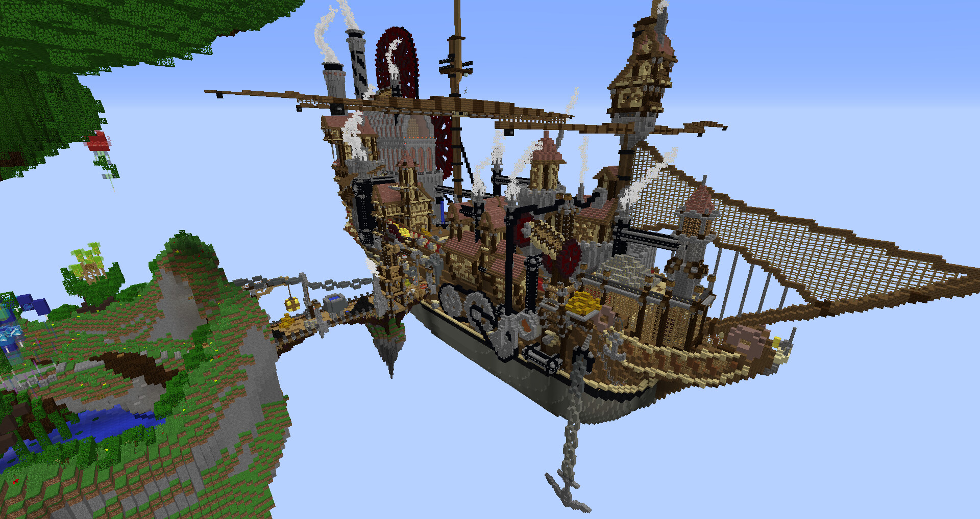 ville volante Minecraft Map