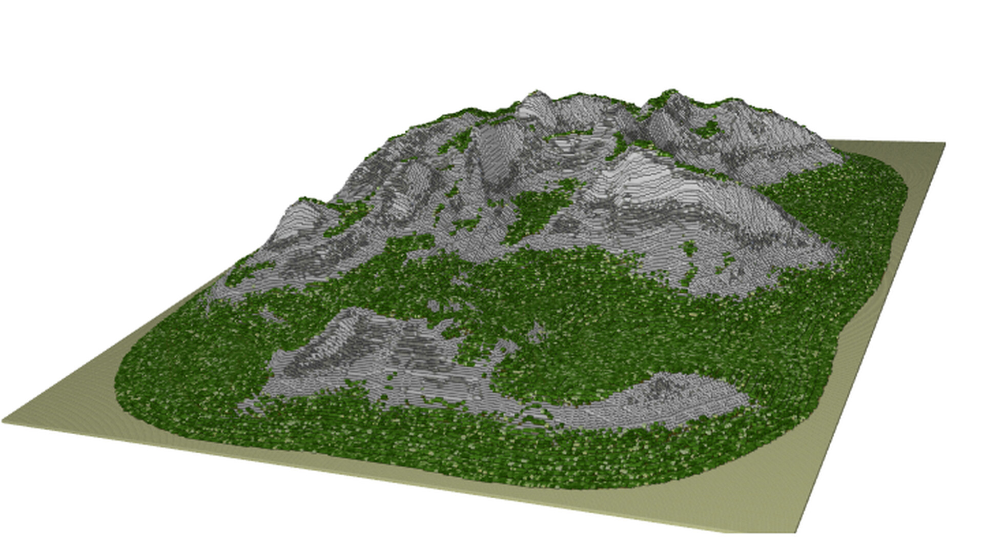 Island 500x500 Minecraft Map