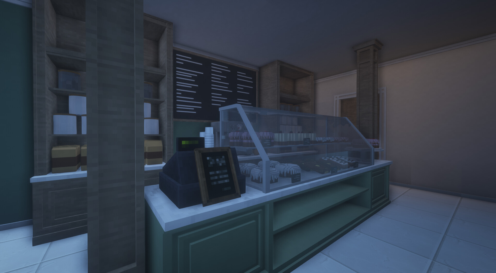 Mod Cafe Build LittleTiles Minecraft Map