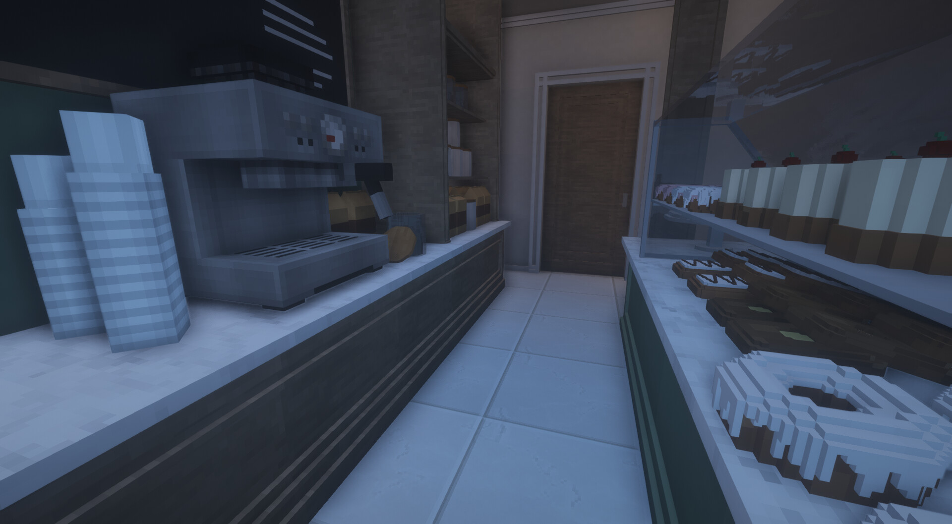 Mod Cafe Build LittleTiles Minecraft Map