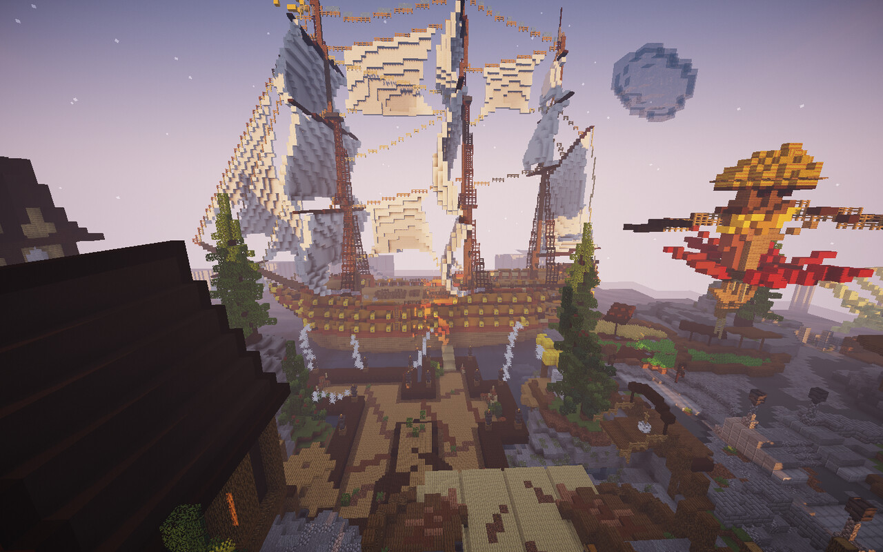 Survival Spawn 200x200 byMamisya Minecraft Map