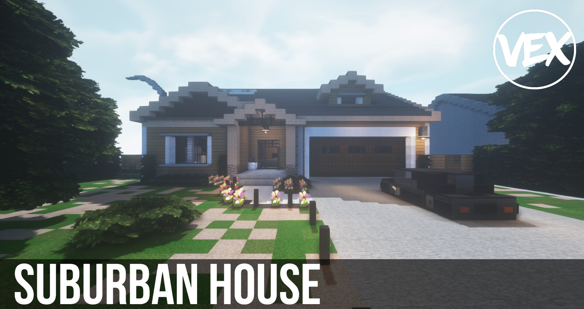 Small Craftsman House (1 Bed/1 Bath) Minecraft Map