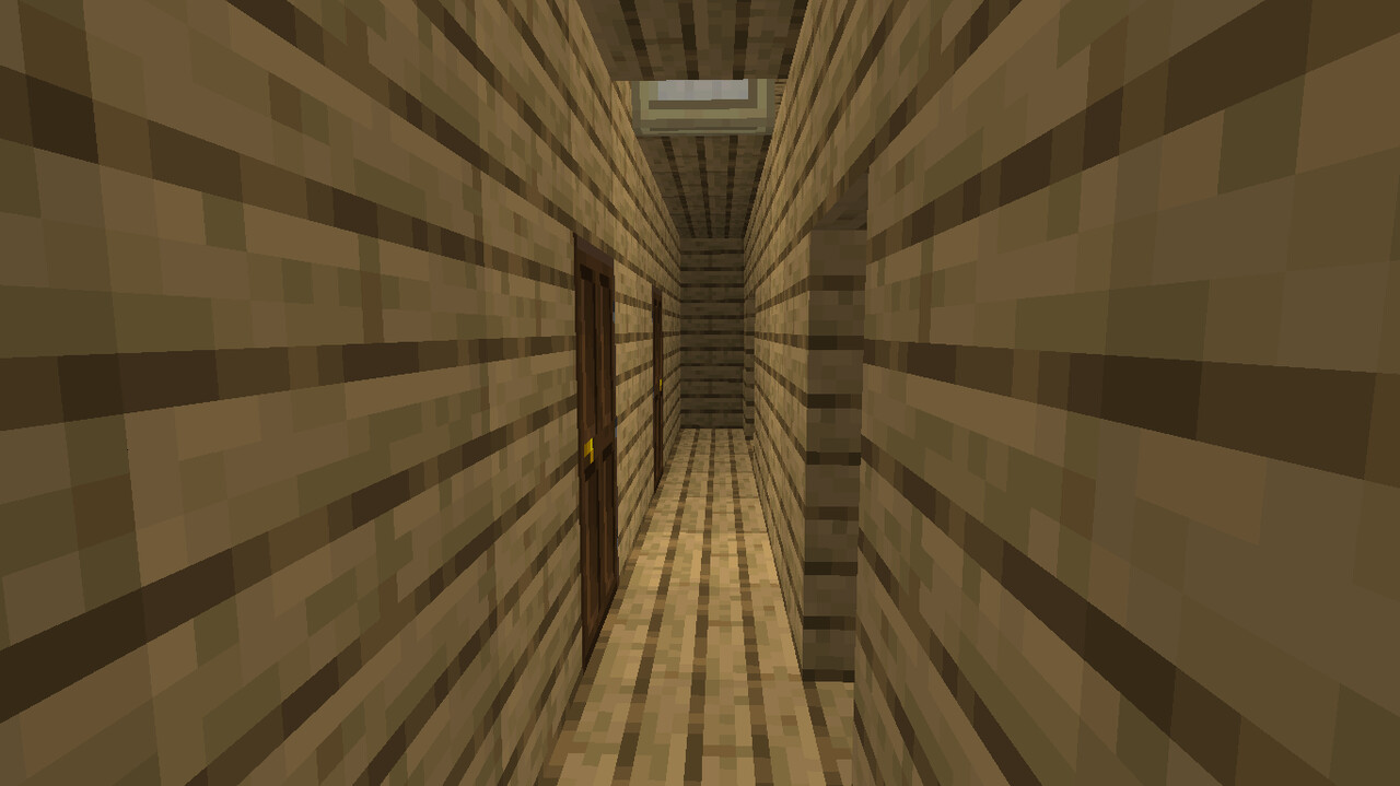 burning house map Minecraft Map