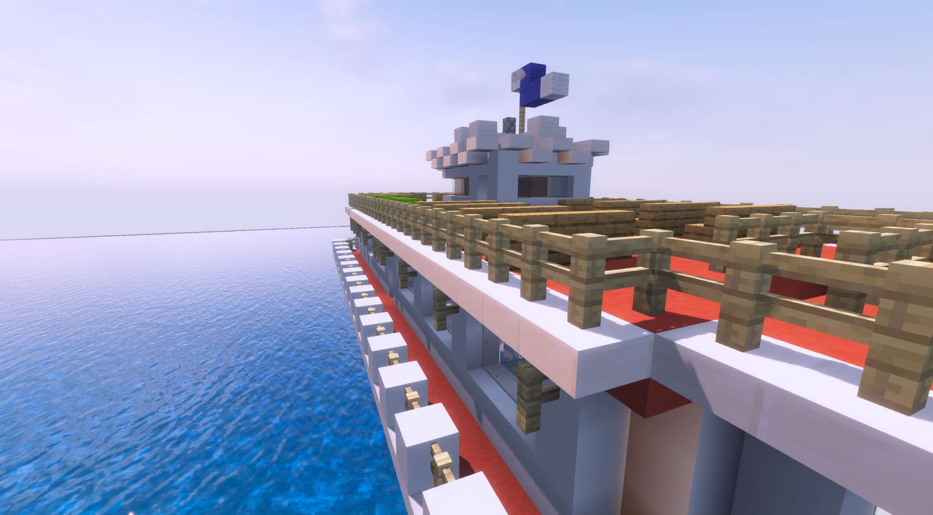 Paddle steamer Minecraft Map