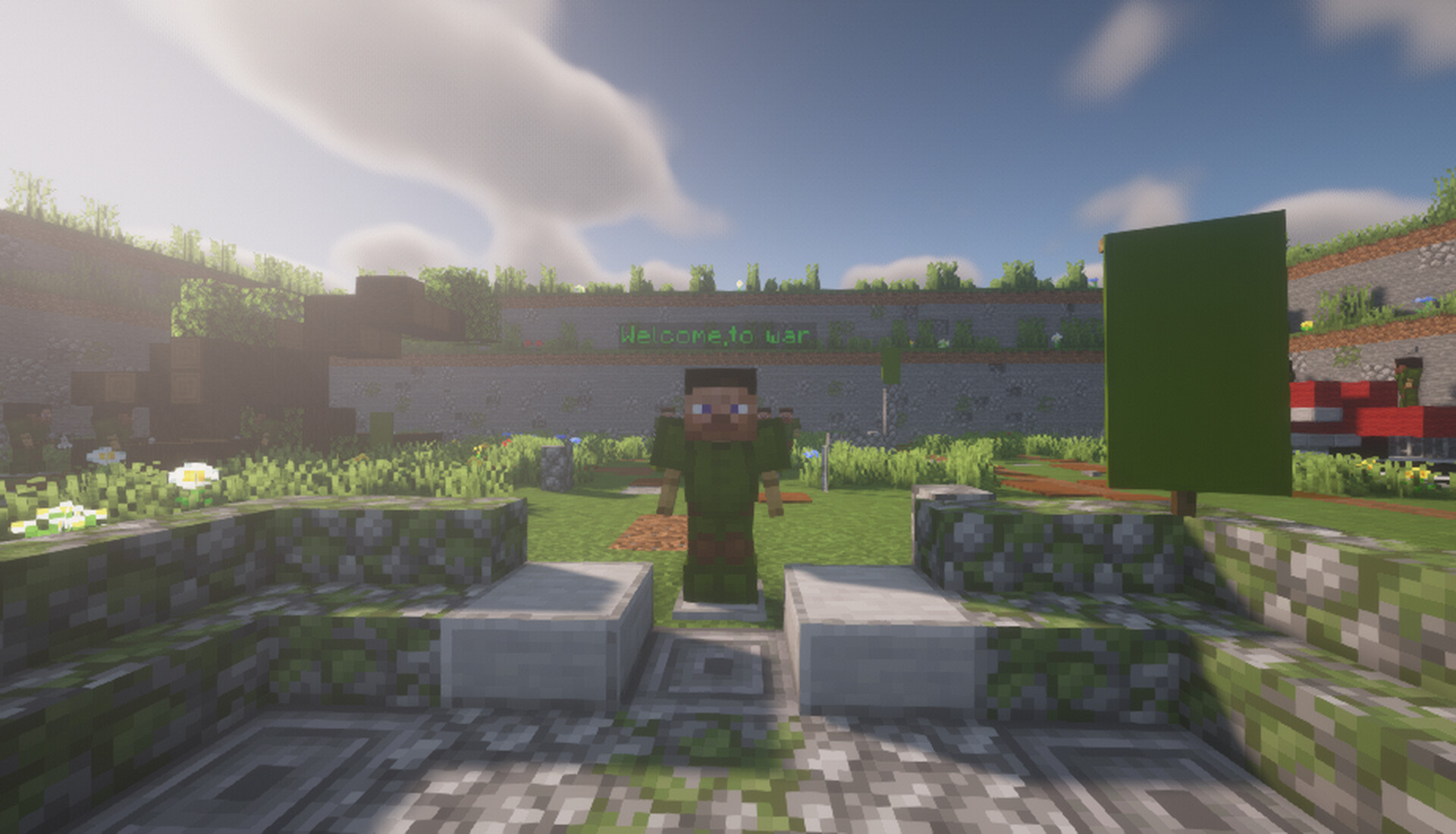 mini lobby war edition 30x30 Minecraft Map