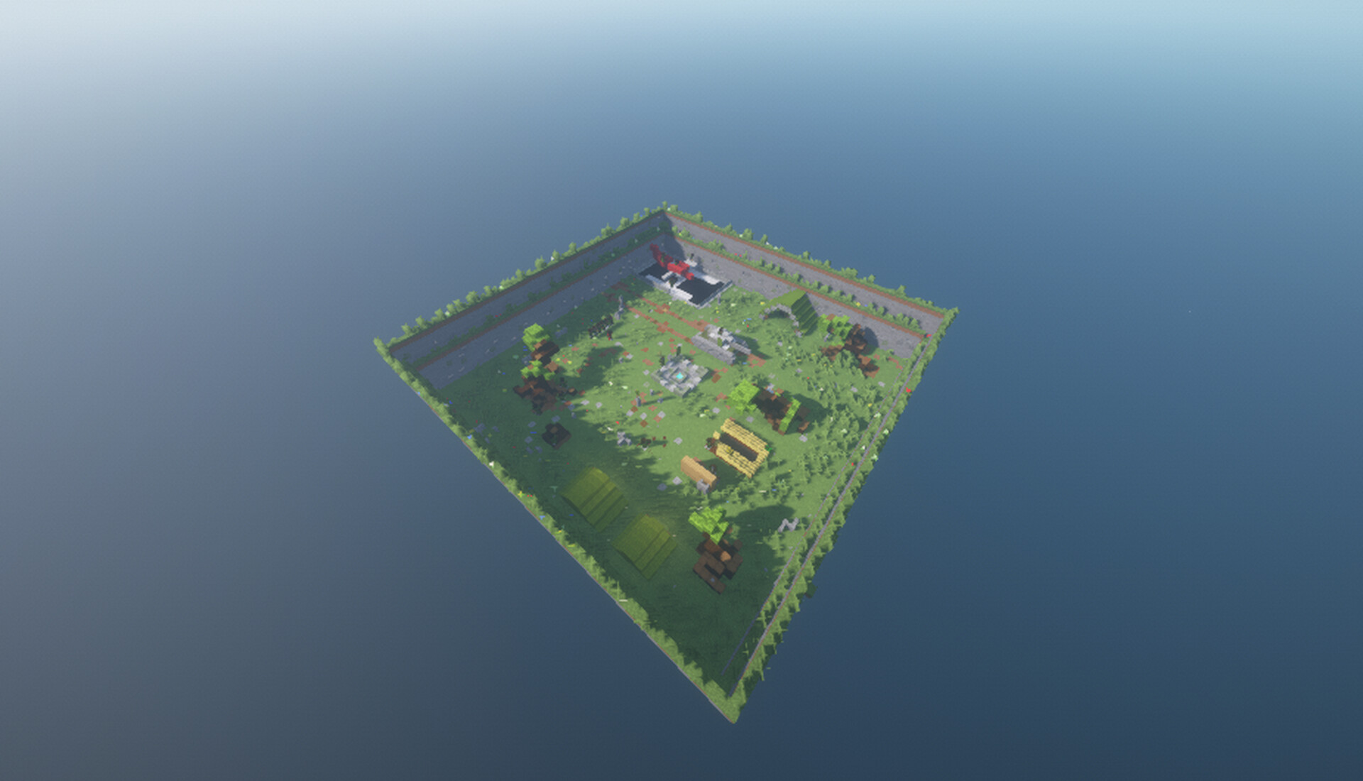 mini lobby war edition 30x30 Minecraft Map