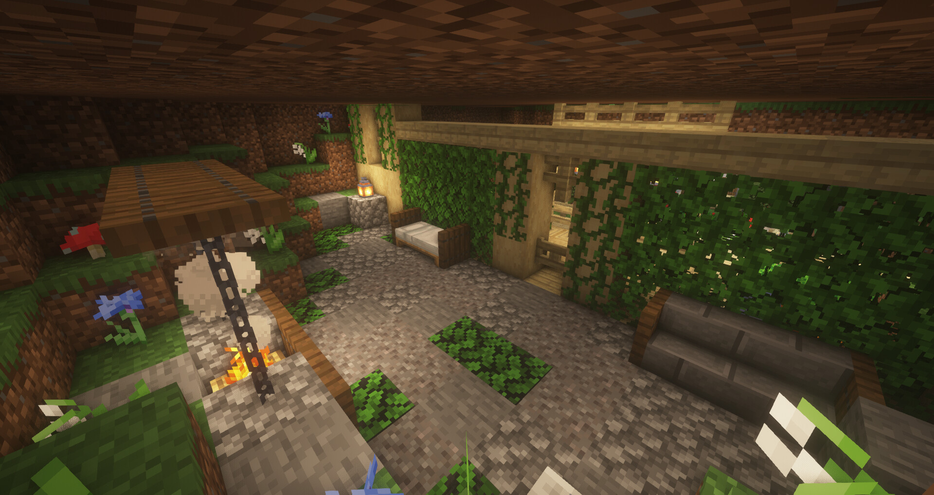 Cottagecore Cave Minecraft Map