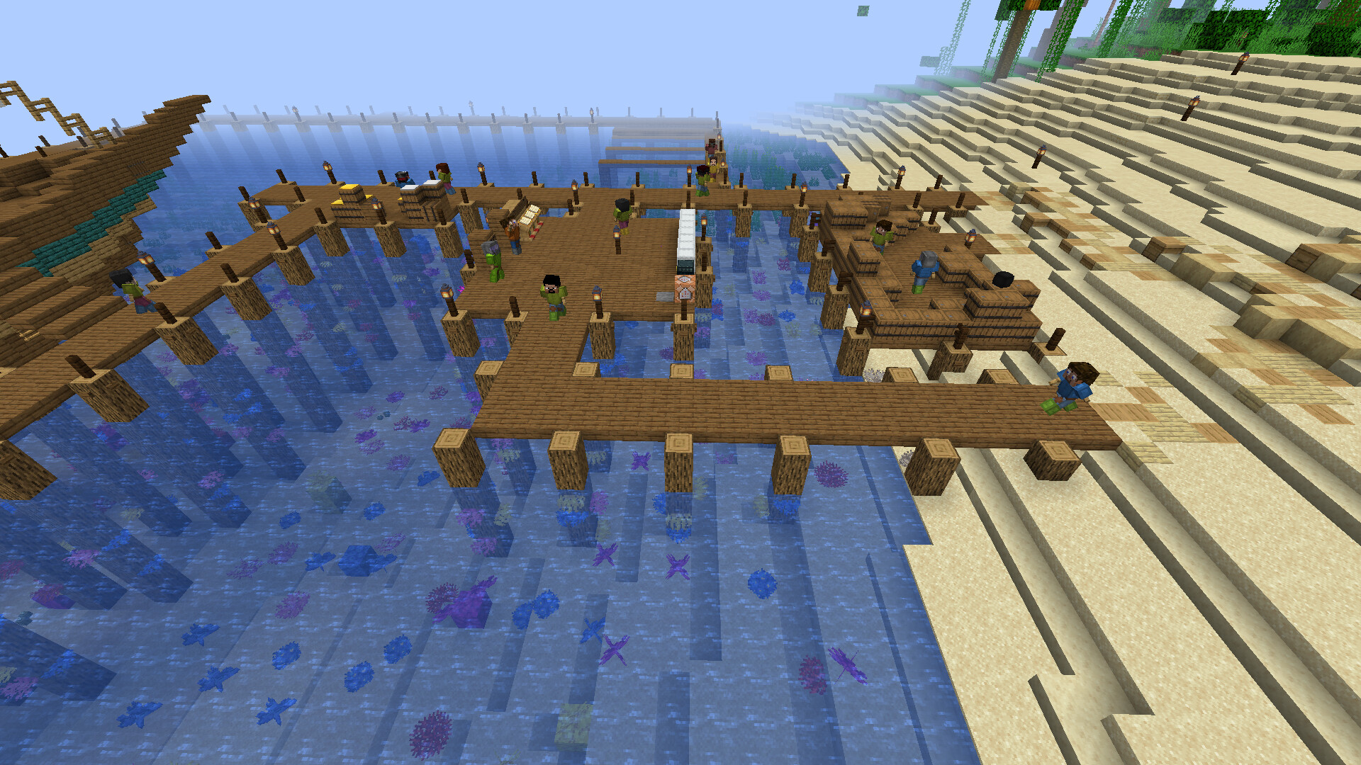 Senjora Island. Buccaneer Bay Build Contest entrie Minecraft Map