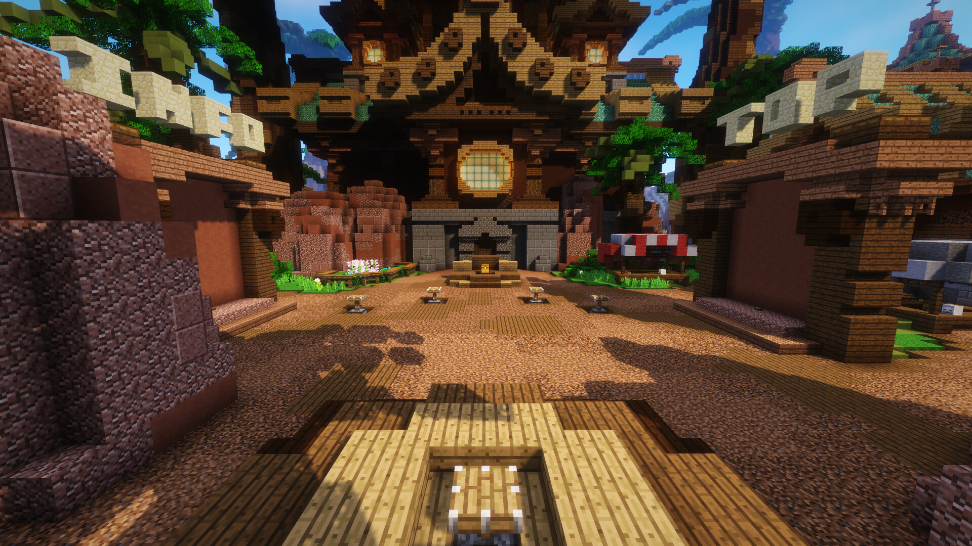 BedWars Tropical Hub 300x300 Lobby Minecraft Map