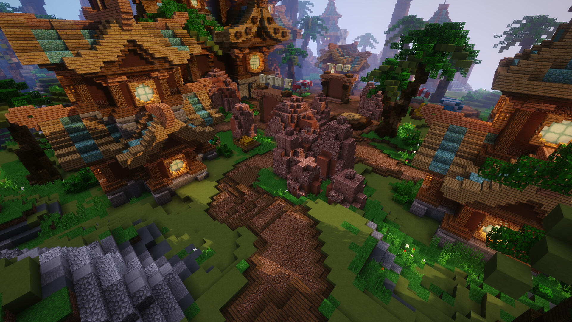 BedWars Tropical Hub 300x300 Lobby Minecraft Map