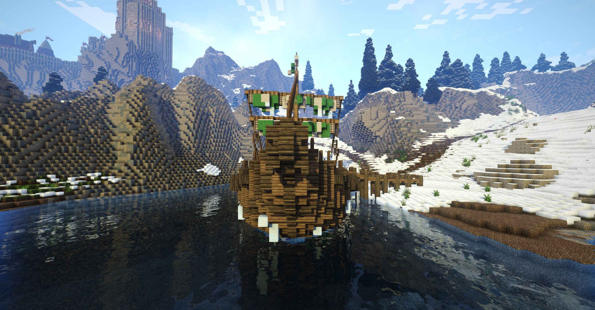 Dainty Sload, ship (Skyrim TES) Minecraft Map