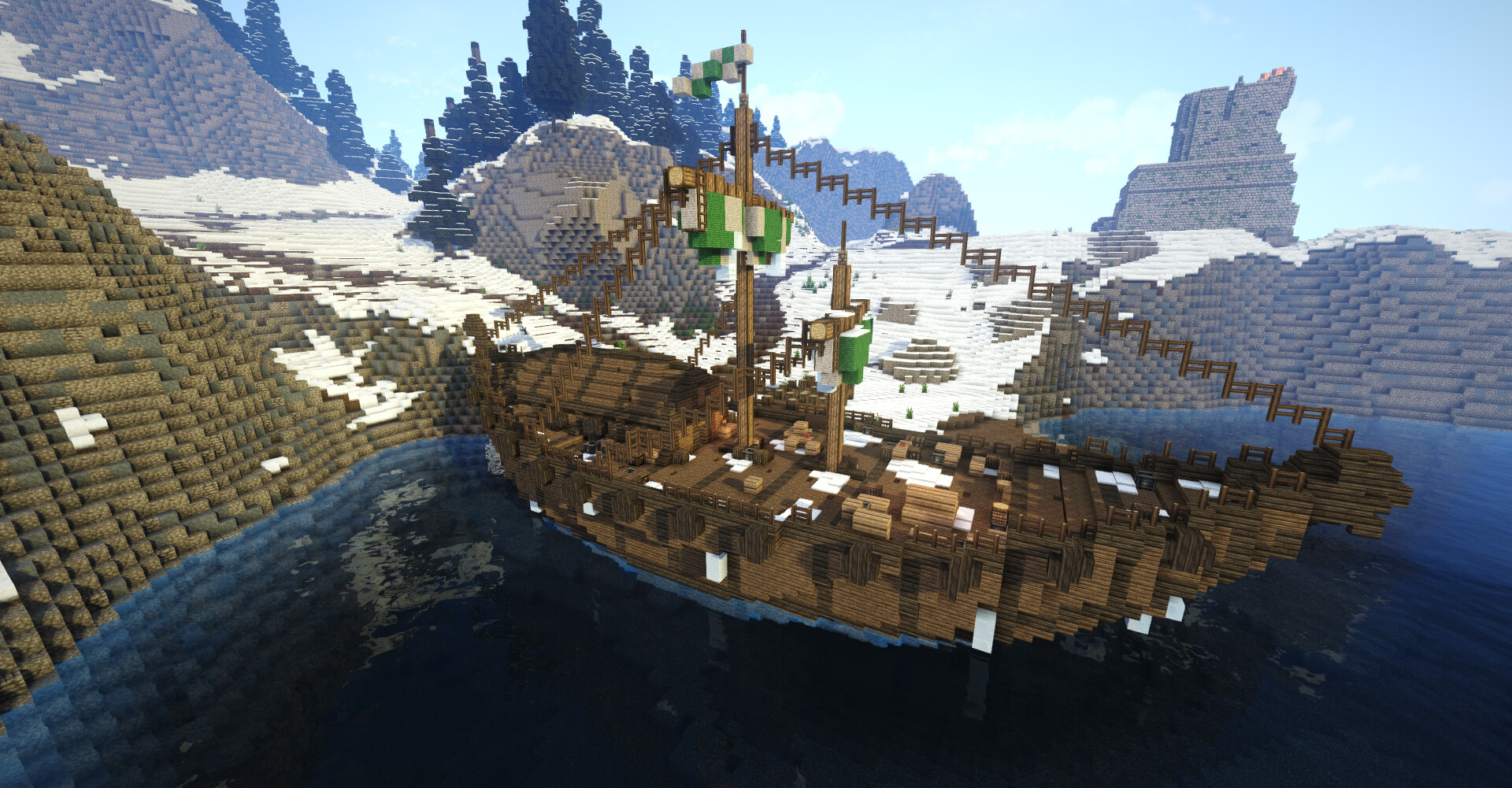 Dainty Sload, ship (Skyrim TES) Minecraft Map