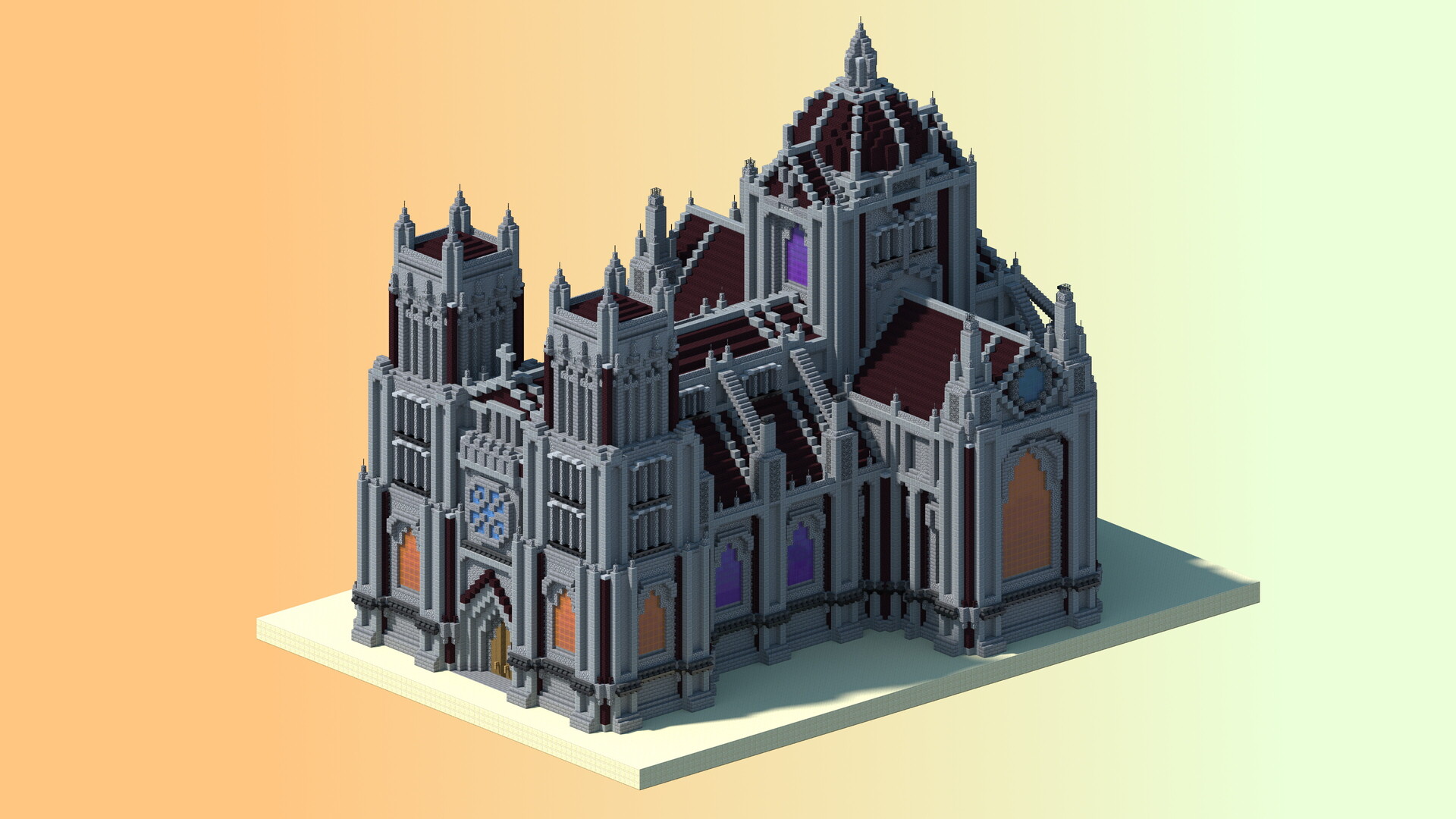 Gothic Cathedral Minecraft Map