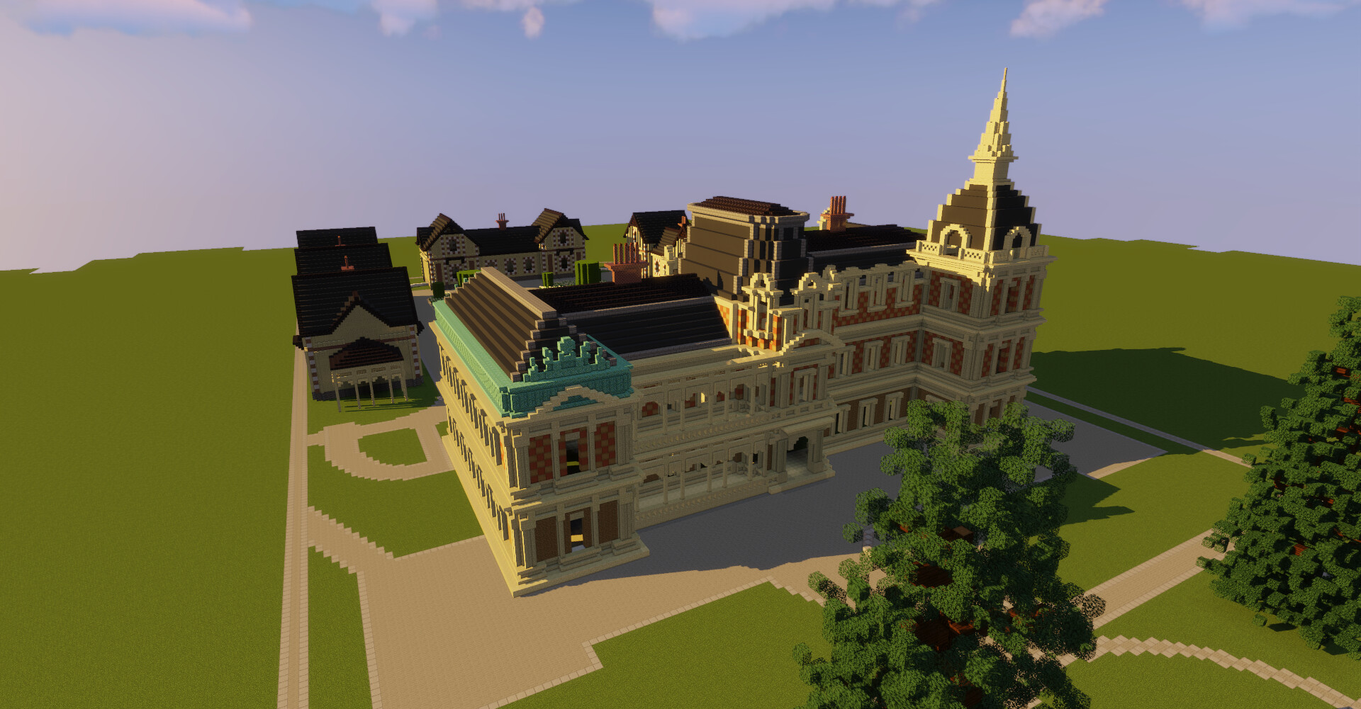 Hermesvilla, Lainzer Tiergarten, Vienna Minecraft Map