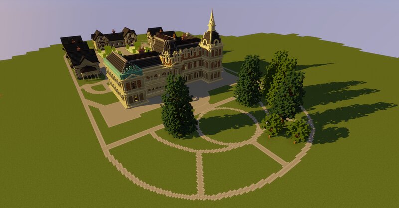Hermesvilla, Lainzer Tiergarten, Vienna Minecraft Map